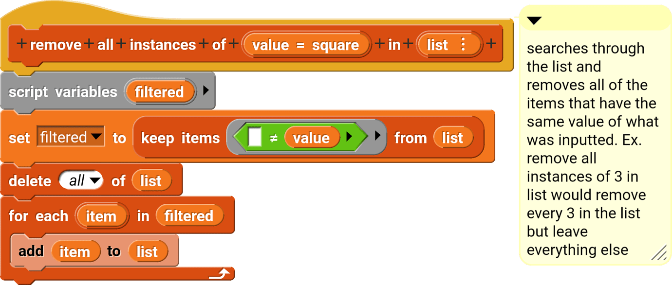 Ideas For Custom Blocks Snap Editor Snap Forum